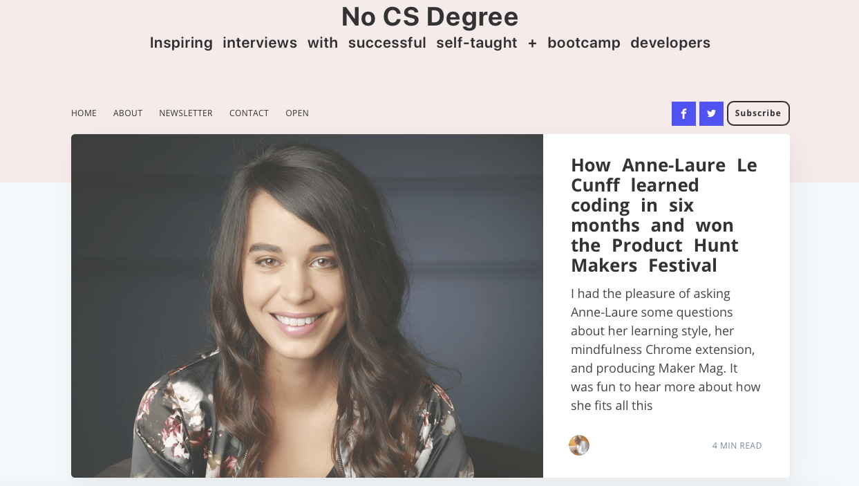 How Anne-Laure learned coding in 6 months