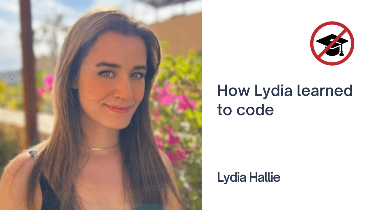 An interview with Lydia Hallie about how she learned coding