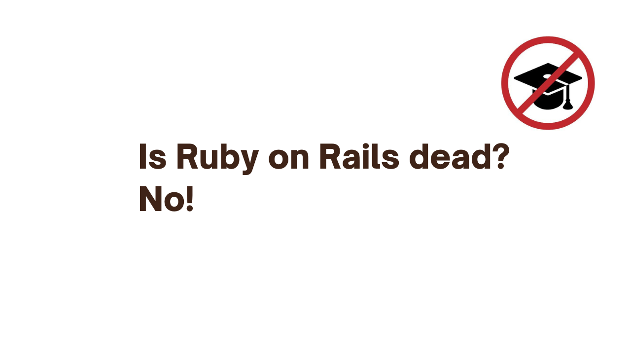 Is Ruby on Rails dead?